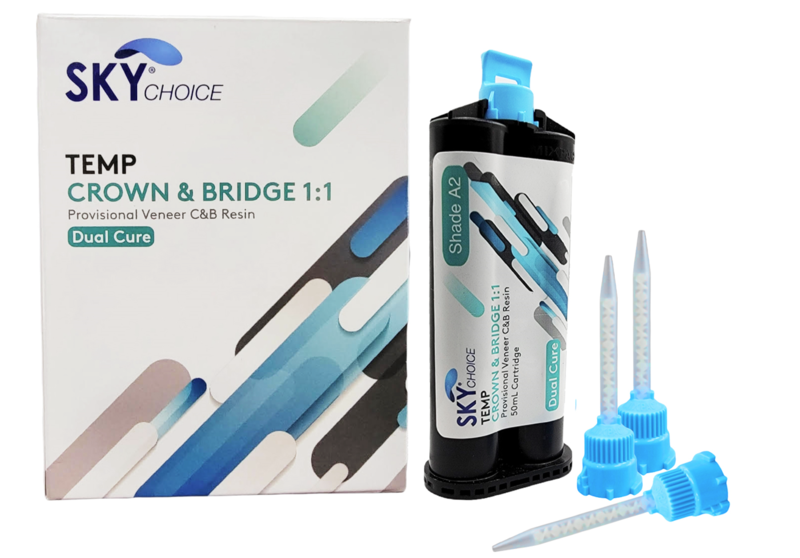 Temporary Crown & Bridge Material 1:1 Ratio 50ml Cartridge